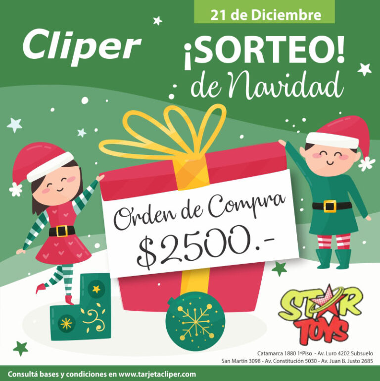 Sorteo Navidad 2020 – Cliper Tarjeta Novedades
